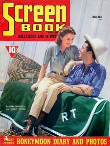 Robert Taylor and Barbara Stanwyck at Home | Robert Taylor Actor